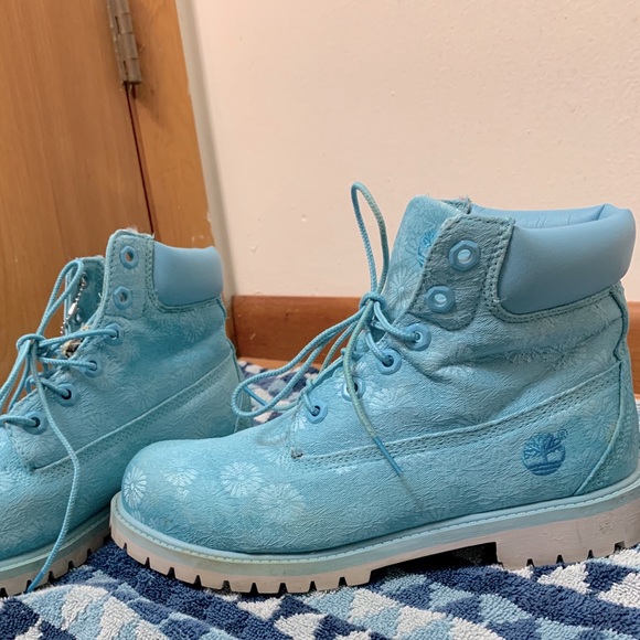 Timberland | Shoes | Beautiful Blue Timberland Boots | Poshmark